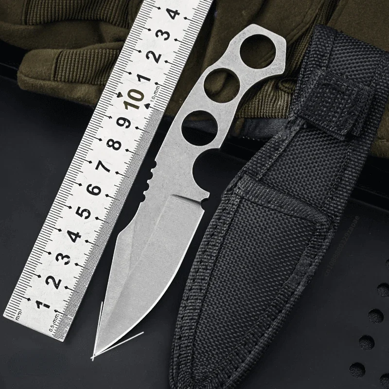 New-outdoor-integrated-handle-straight-knife-sheath-camping-survival ...