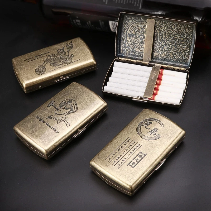 Smoking Accessories Cigarette Case | Cigarettes Box Accessories - Retro ...