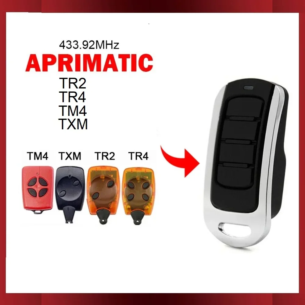 APRIMATIC TR2 TR4 TM4 TXM Garage Door Remote Control 433.92mhz ...