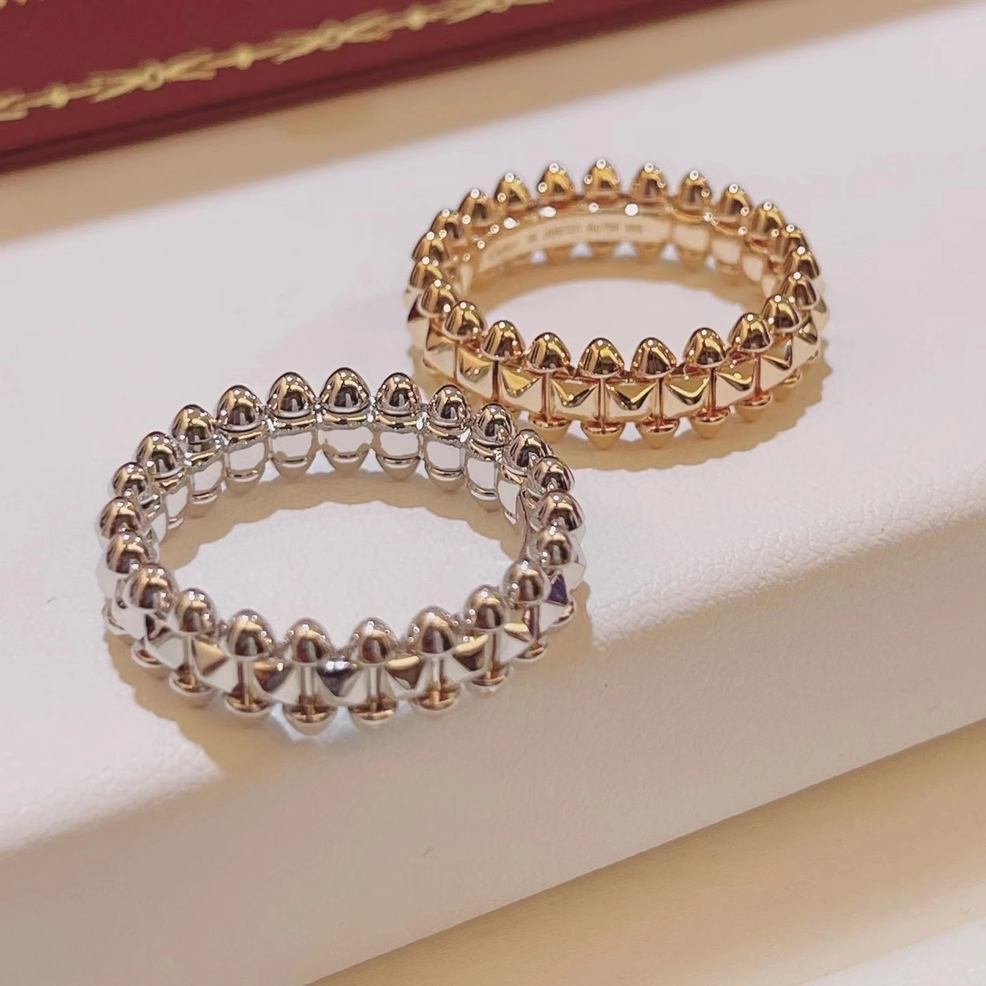 Hot-Brand-Rings-for-Women-925-Sterling-Silver-European-Simple-Rose-Gold ...