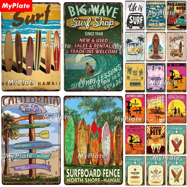 Vintage Surf Signs