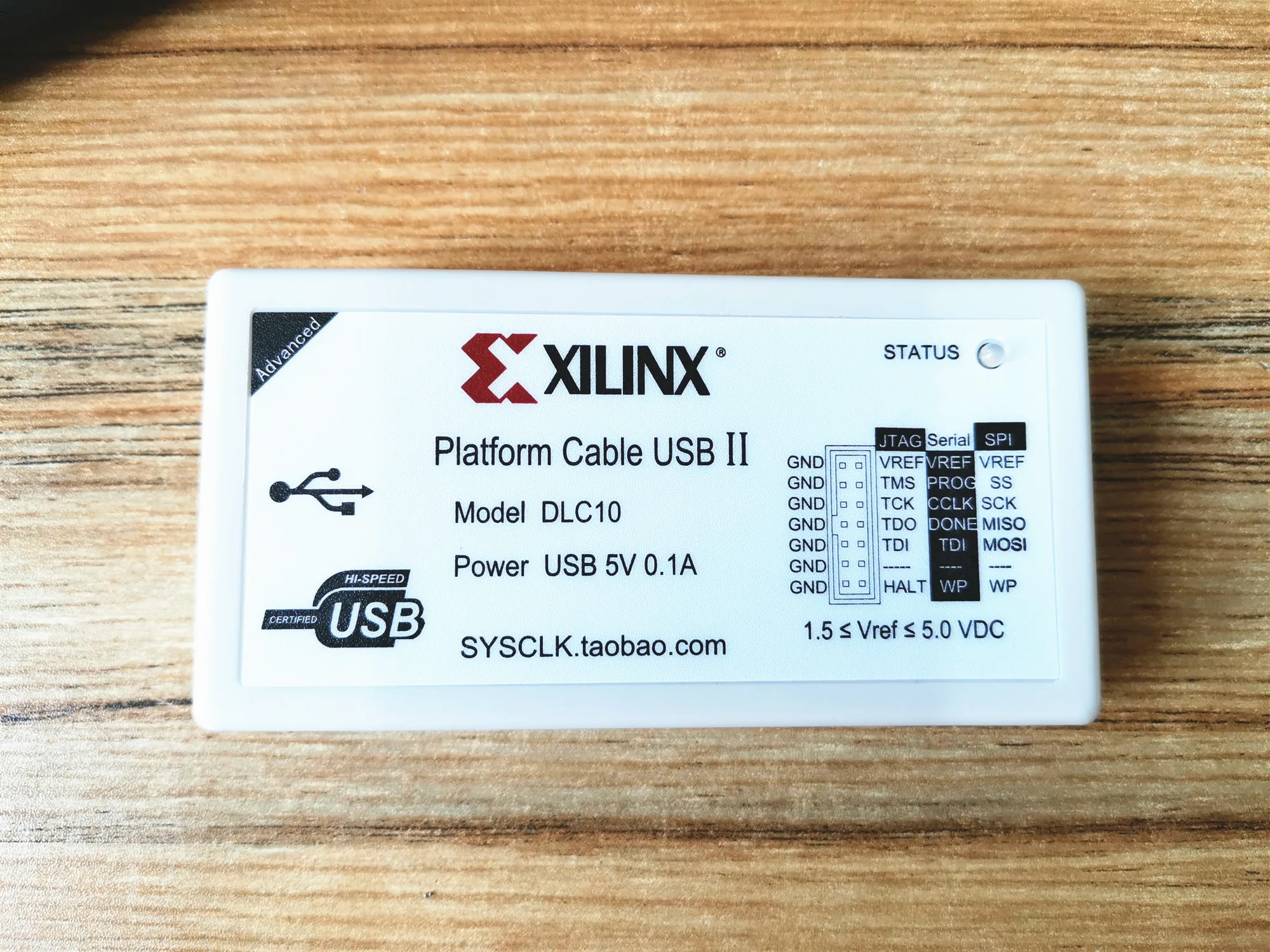 HW-USB-II-G DLC10 Xilinx Platform Cable II FPGA/CPLD Download Cable