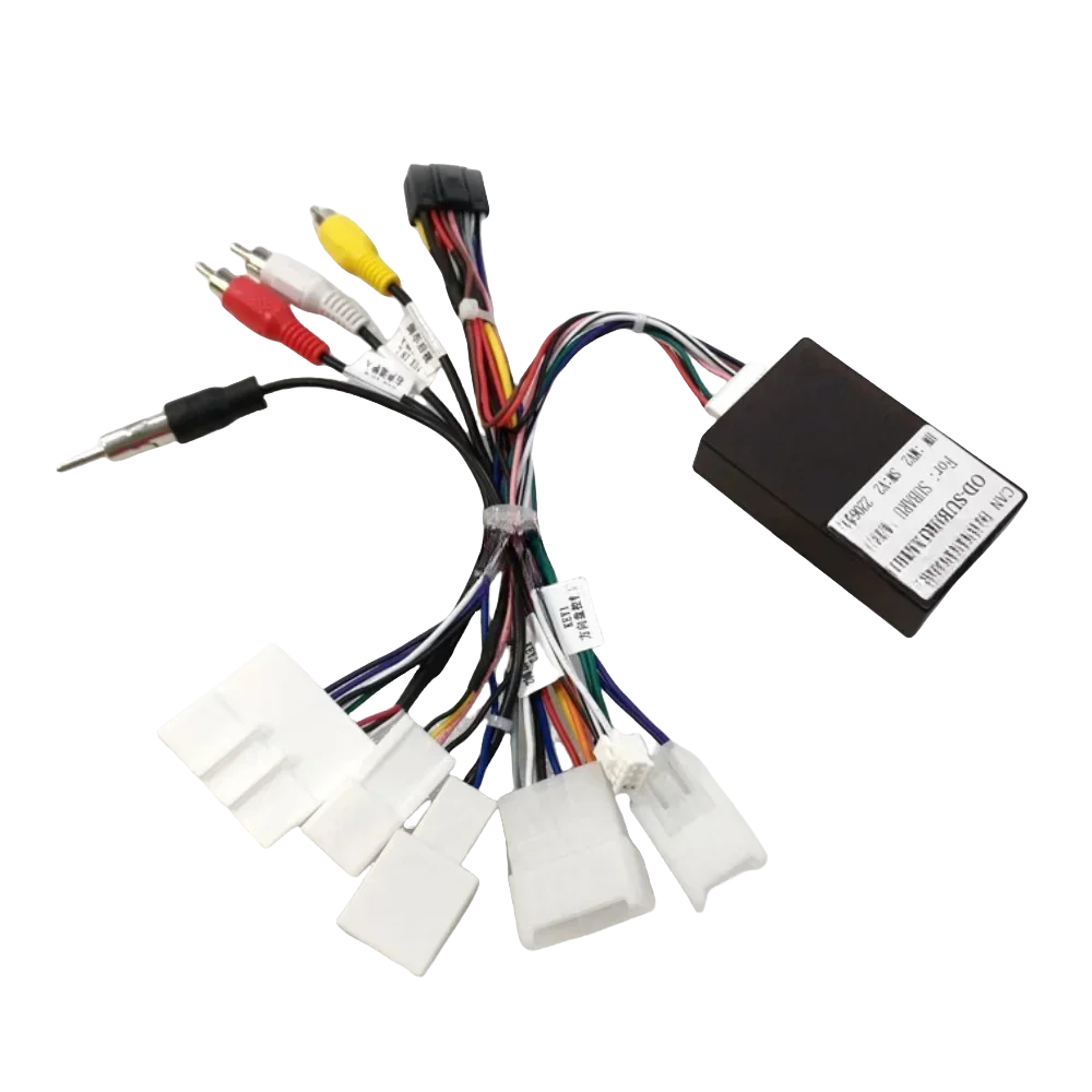 Car Radio Stereo Wiring Harness Cable Adapter Android 16pin For Subaru ...