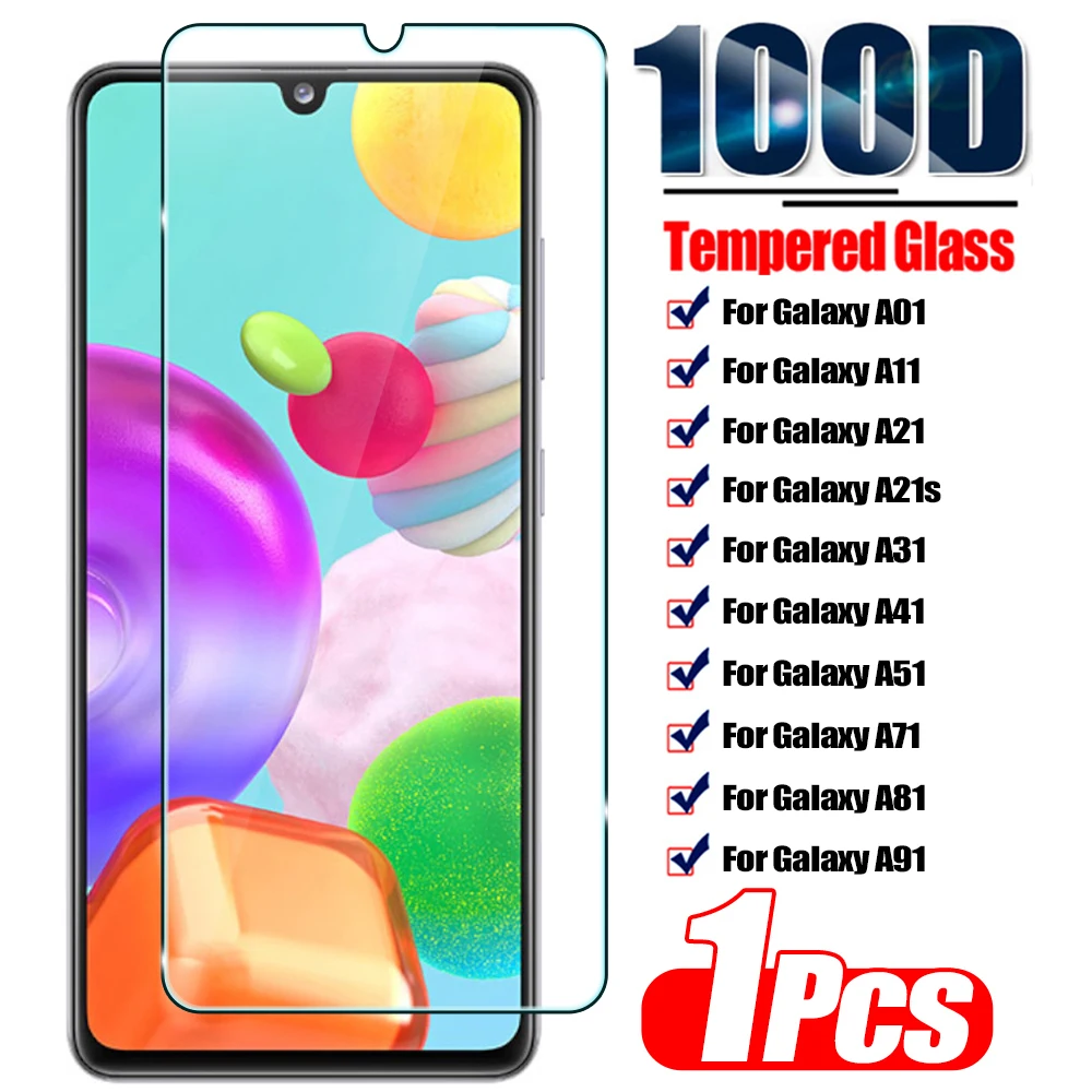 1Pcs Screen Protector For Samsung Galaxy A01 A11 A21 A31 A41 A51 A71 ...