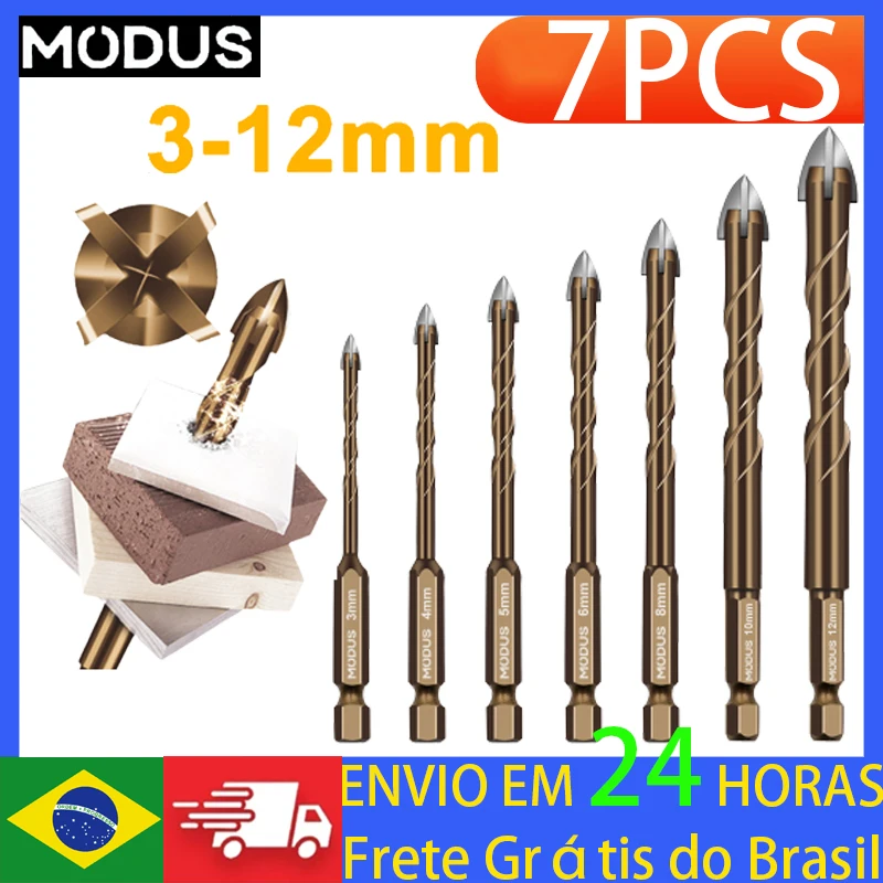 Professional-Twist-Drill-Bits-Set-3-12mm-Hex-Tile-Drill-Bit ...