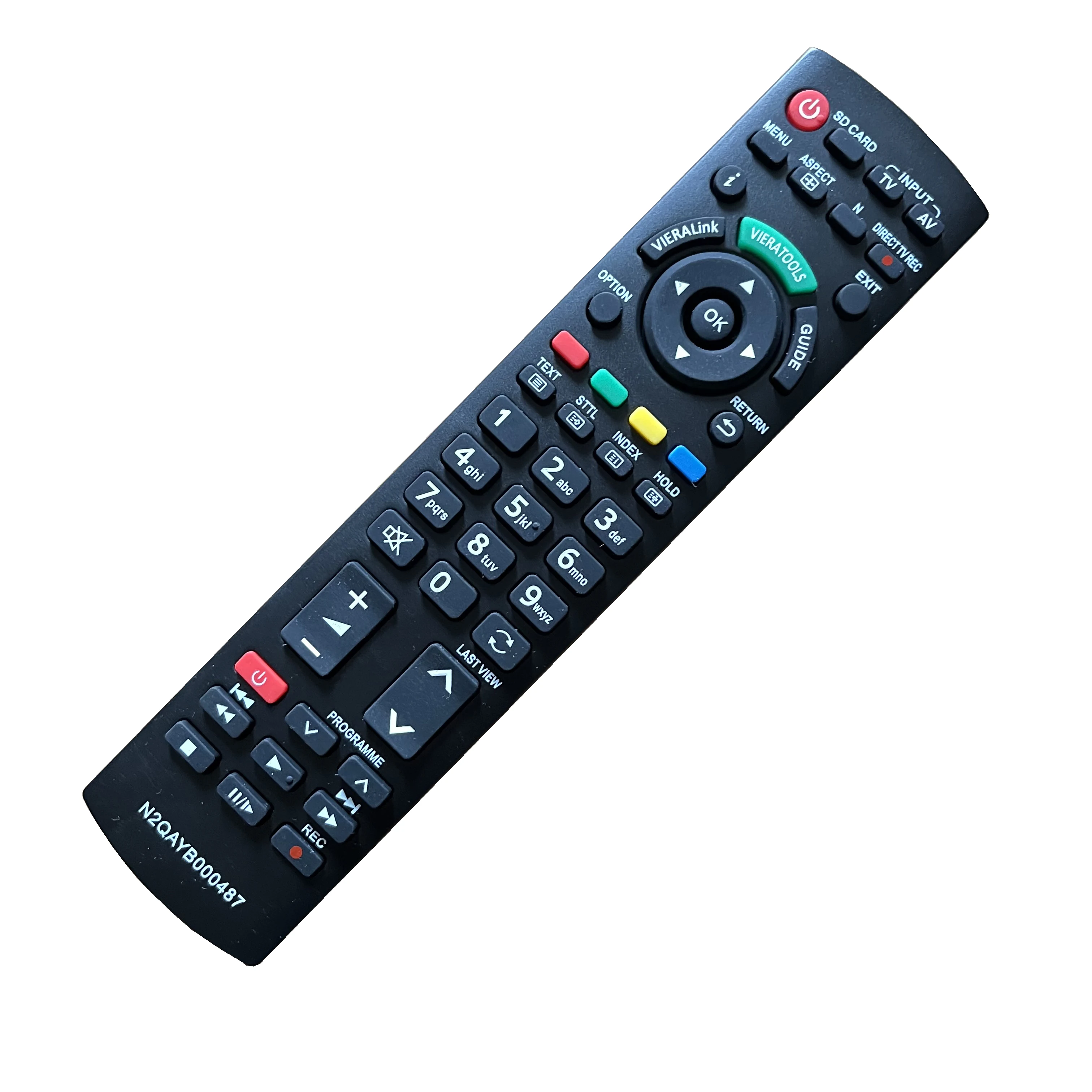 Universal IR Remote Control For Panasonic TV N2QAYB000487 N2QAYB000572 ...