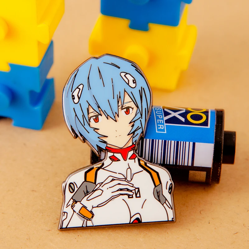 Evangelion-Ayanami-Rei-Anime-Lapel-Pins-Backpack-Jeans-Enamel-Brooch ...