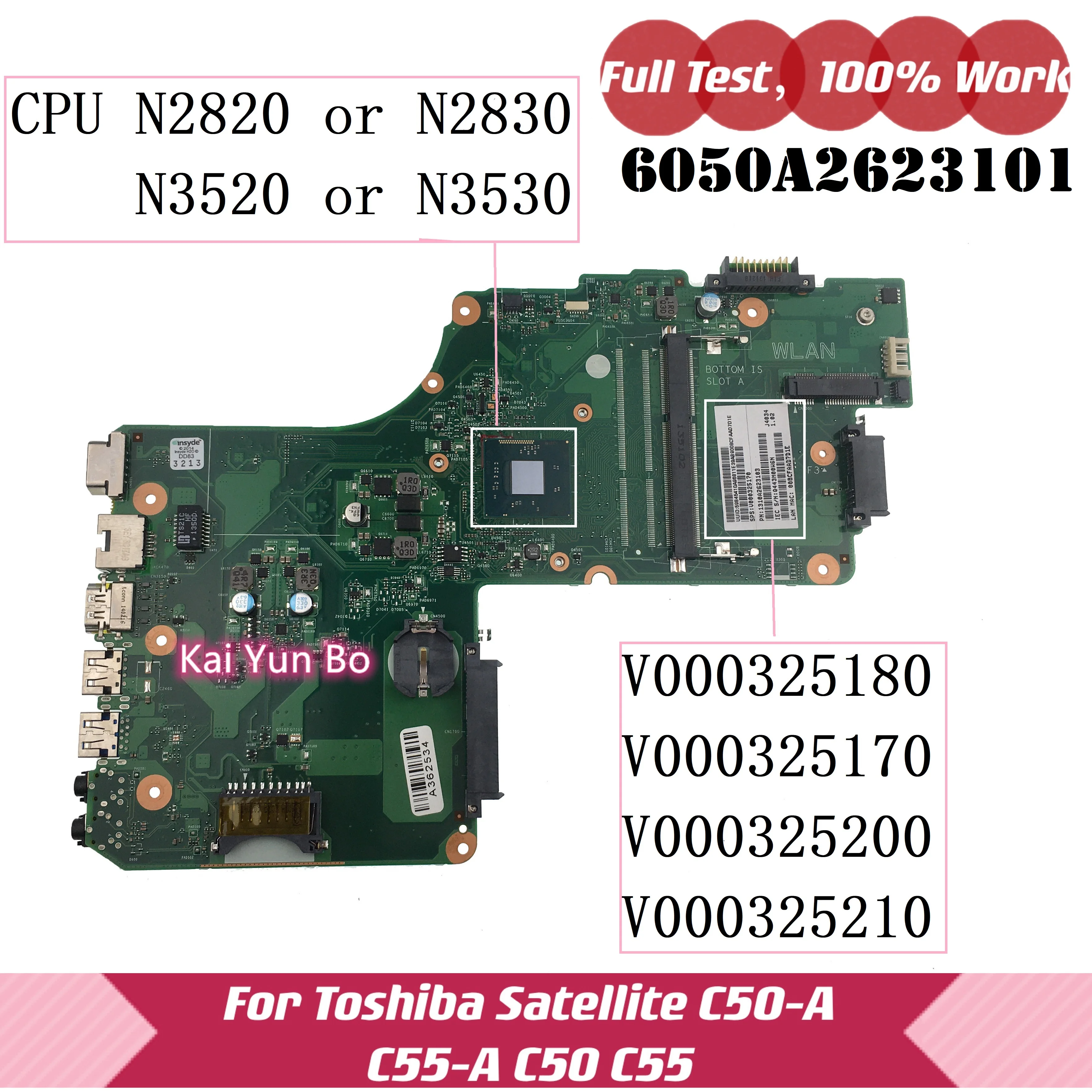 Mainboard-V000325180-For-Toshiba-Satellite-C55T-A-C55-A-C50-A-Laptop ...