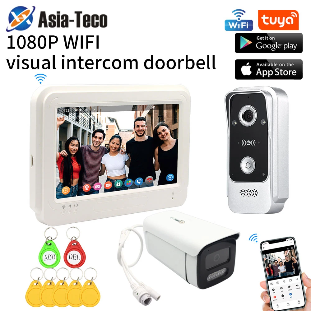Tuya-Smart-Video-Intercom-Visual-Doorphone-Doorbell-Camera-1080P-AHD ...