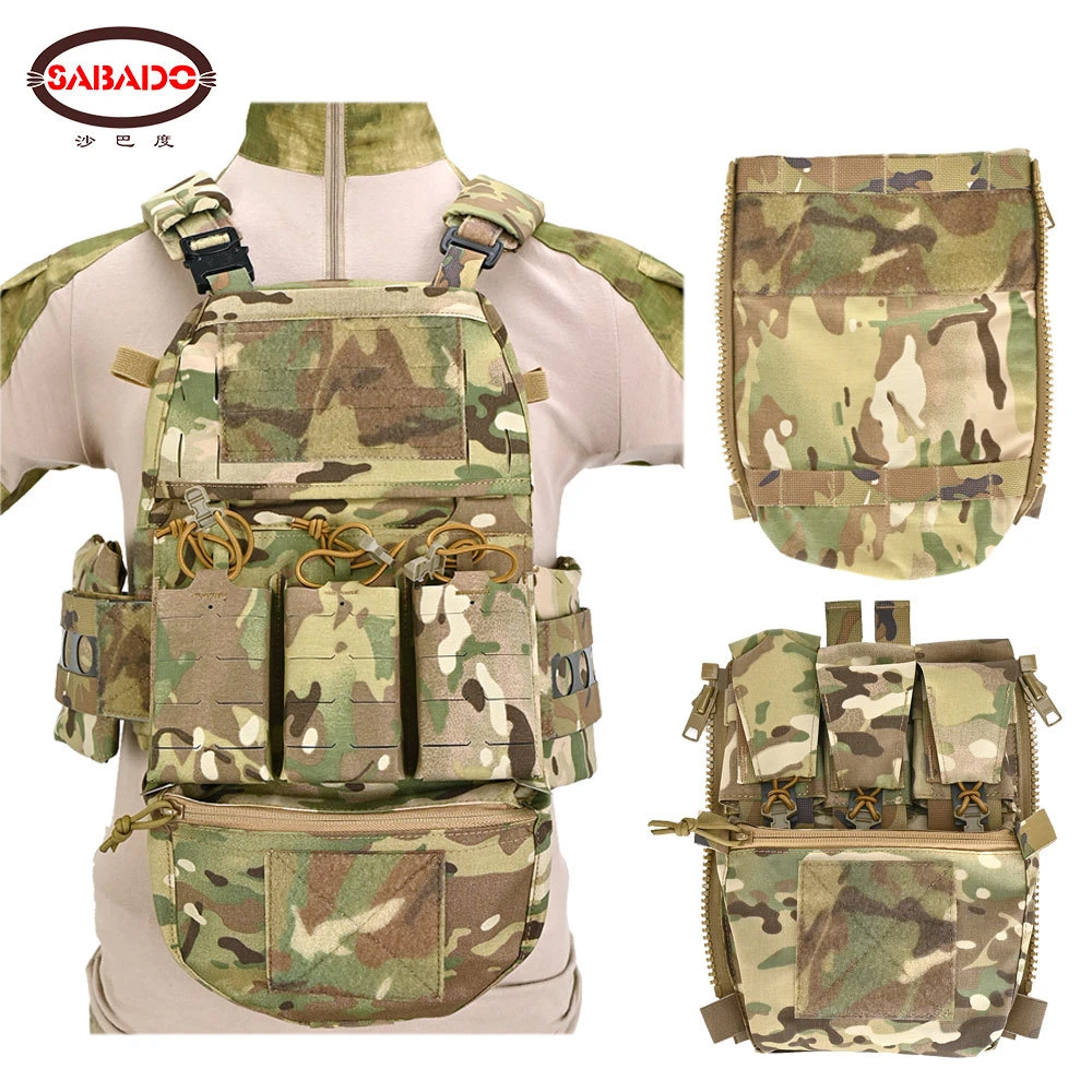 Airsoft V5 FCPC Tactical Vest Ferro Style MOLLE Plate Carrier Modular ...