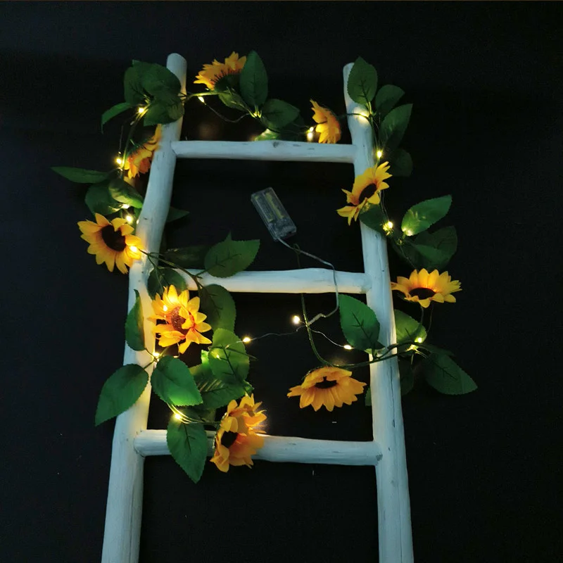 Sunflower LED Hanging Vine – THE GREEN THUMB SUPPLIES