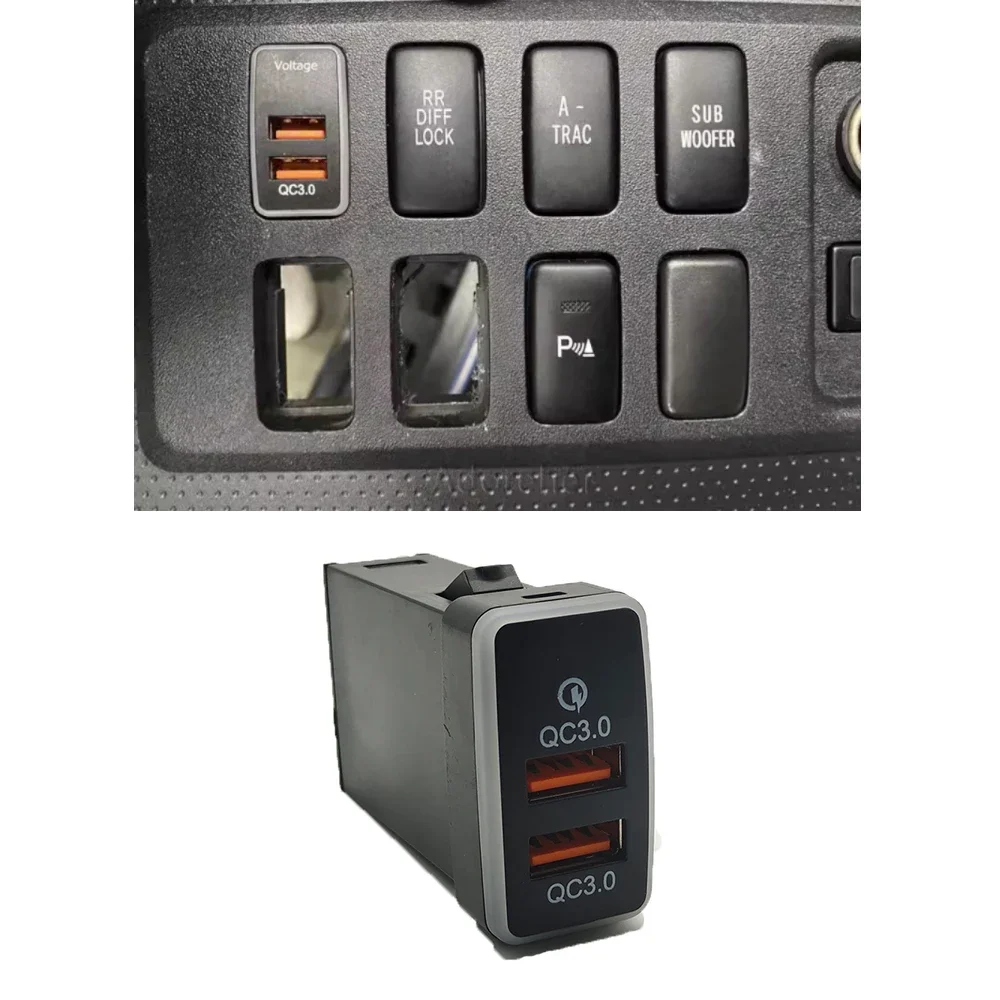 12V-Car-Dual-USB-Ports-QC3-0-Socket-Quick-Charger-Adapter-Use-for ...