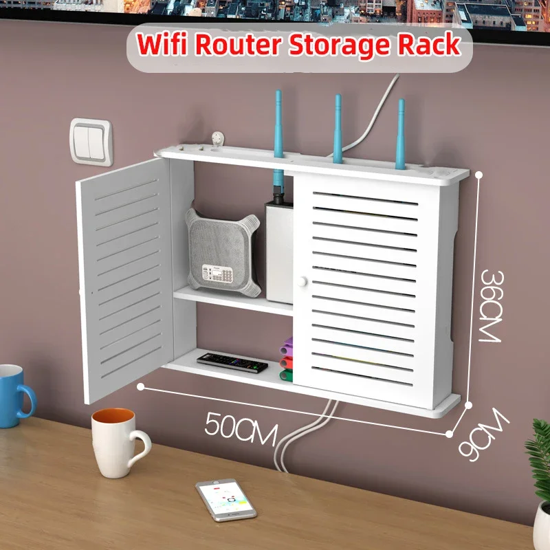 Wireless-Wifi-Router-Storage-Box-Living-Room-Socket-Wifi-Decoration ...
