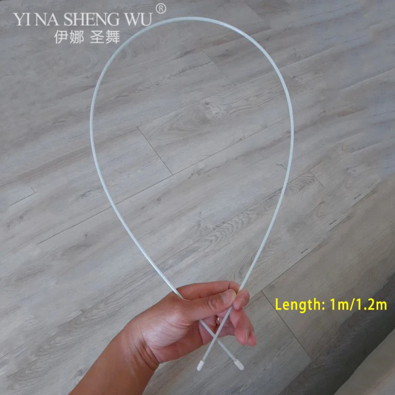 3pcs/lot Belly Dance Accessories Flexible Stick 3mm Veil Flags Fiberglass