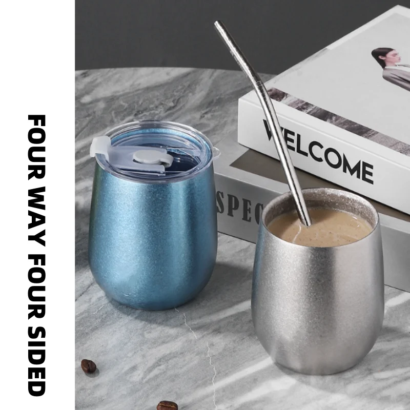 120ml/240ml Double-layer Titanium Cup Outdoor Insulated and Heat ...