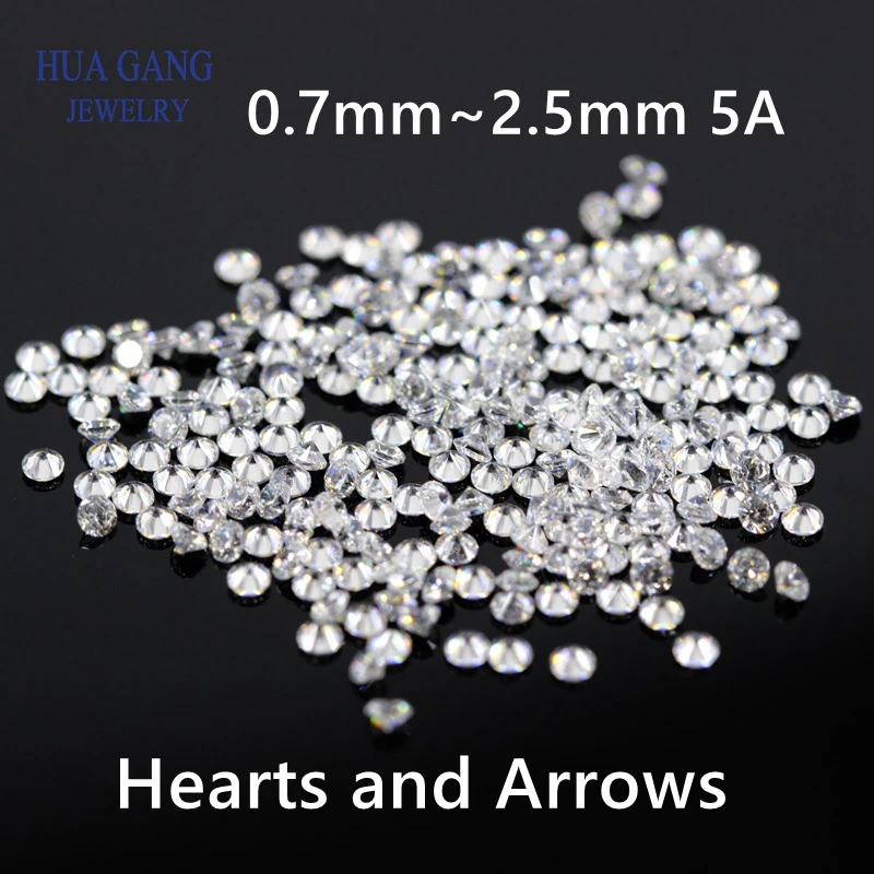 Small-Size-0-6-2-4mm-10PCS-10000PCS-Zircon-Gems-Beads-Round-White-Cubic ...