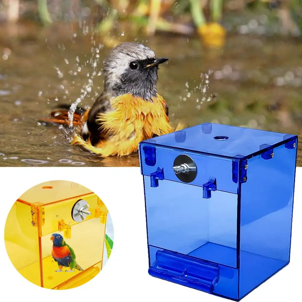 Sturdy-Parrot-Bathtub-PS-Material-Parrot-Bath-Box-Multifunctional-Multi ...