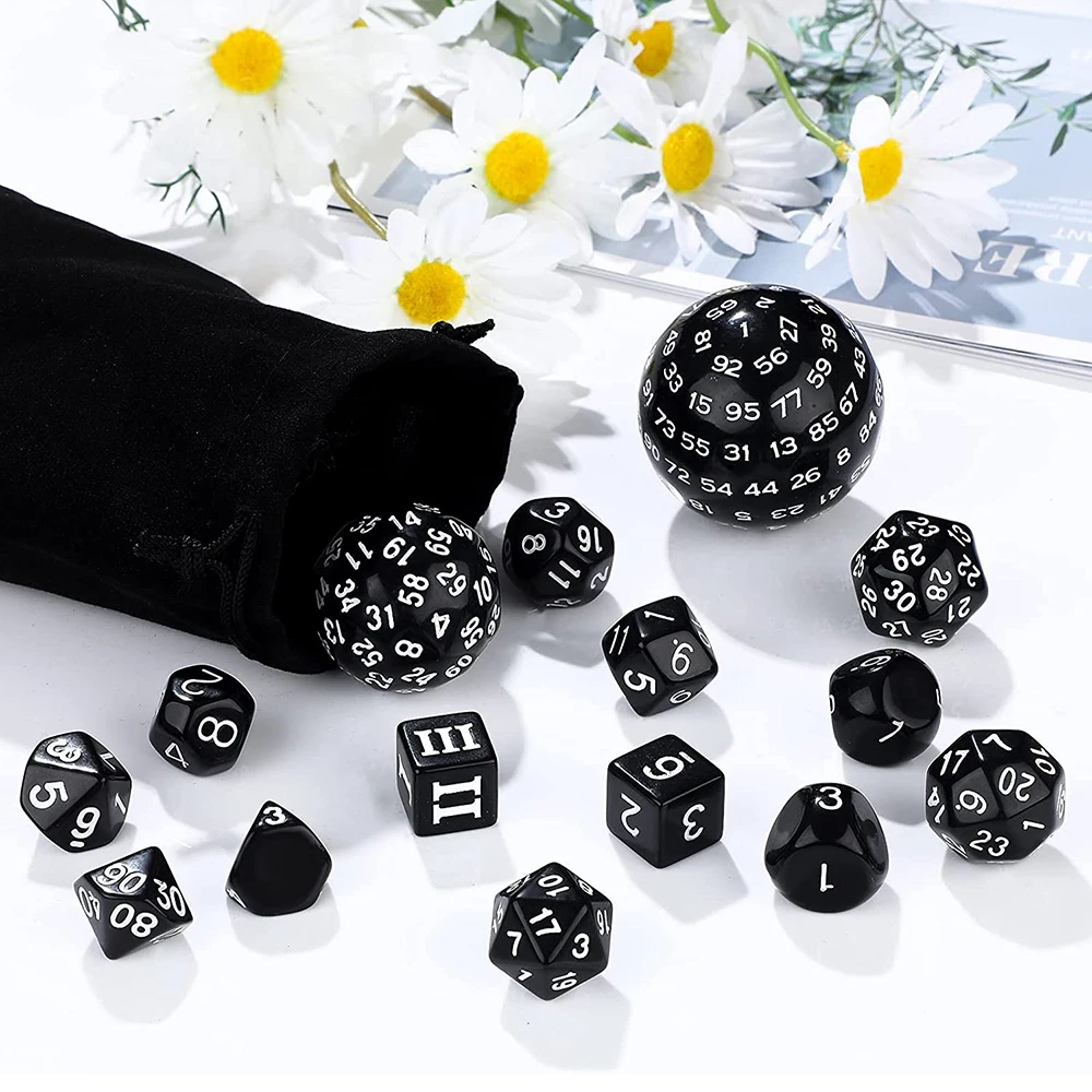 Polyhedral Game Dice Set | Polyhedral Dice 60 Pcs | Playing Dices Set ...