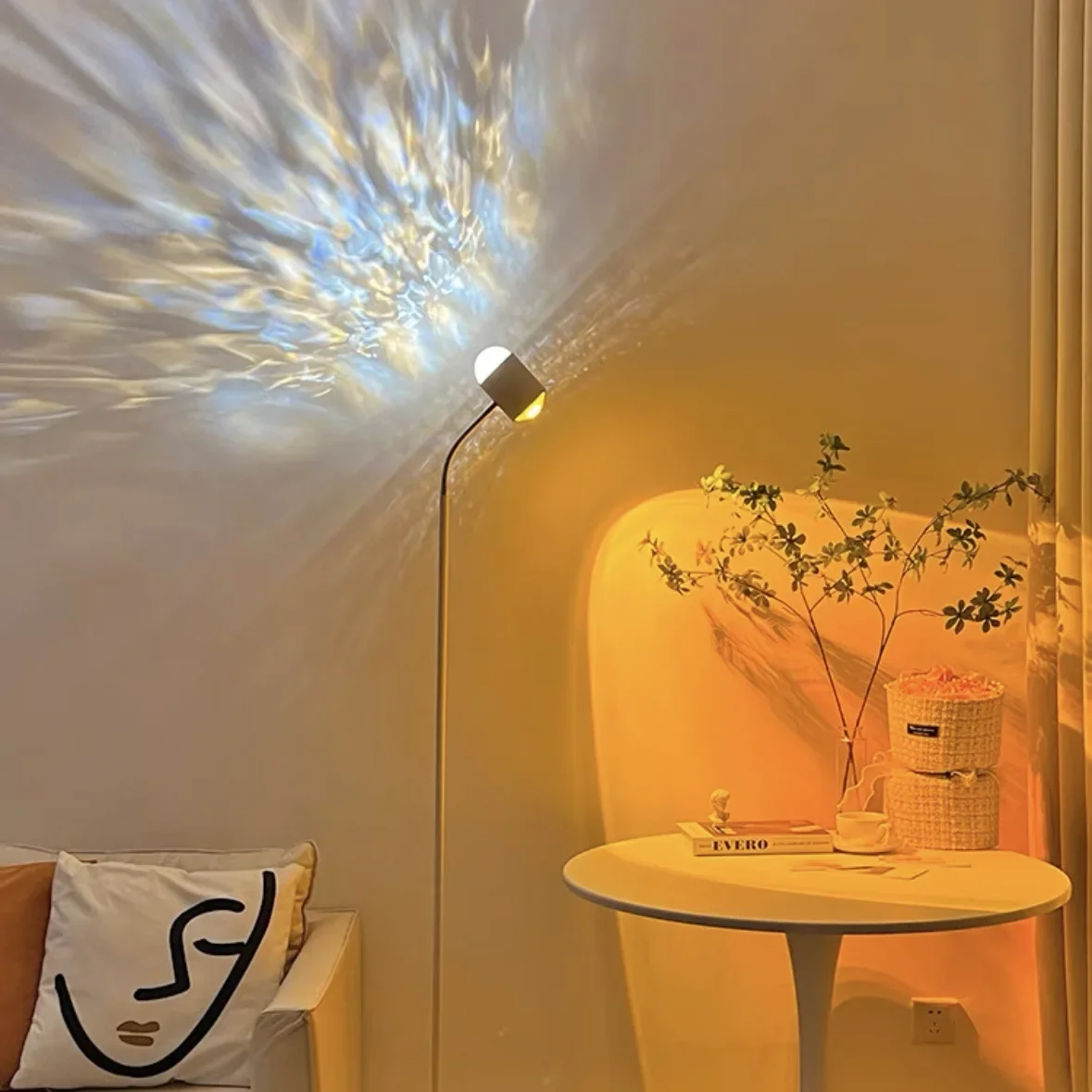 LED-Double-headed-floor-Lamp-sunset-bedroom-lamp-projection-Water ...