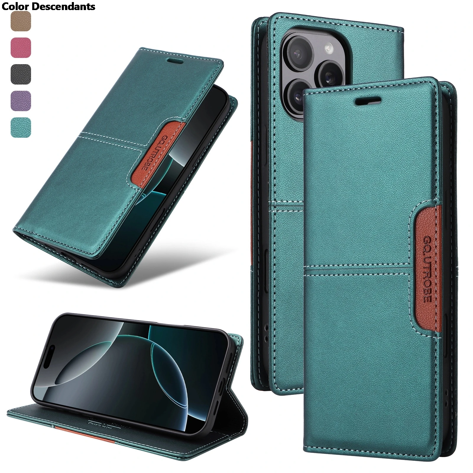 Luxury Case for Redmi Note 14 13 12 Pro Plus 5G 4G Flip Cover Magnet ...