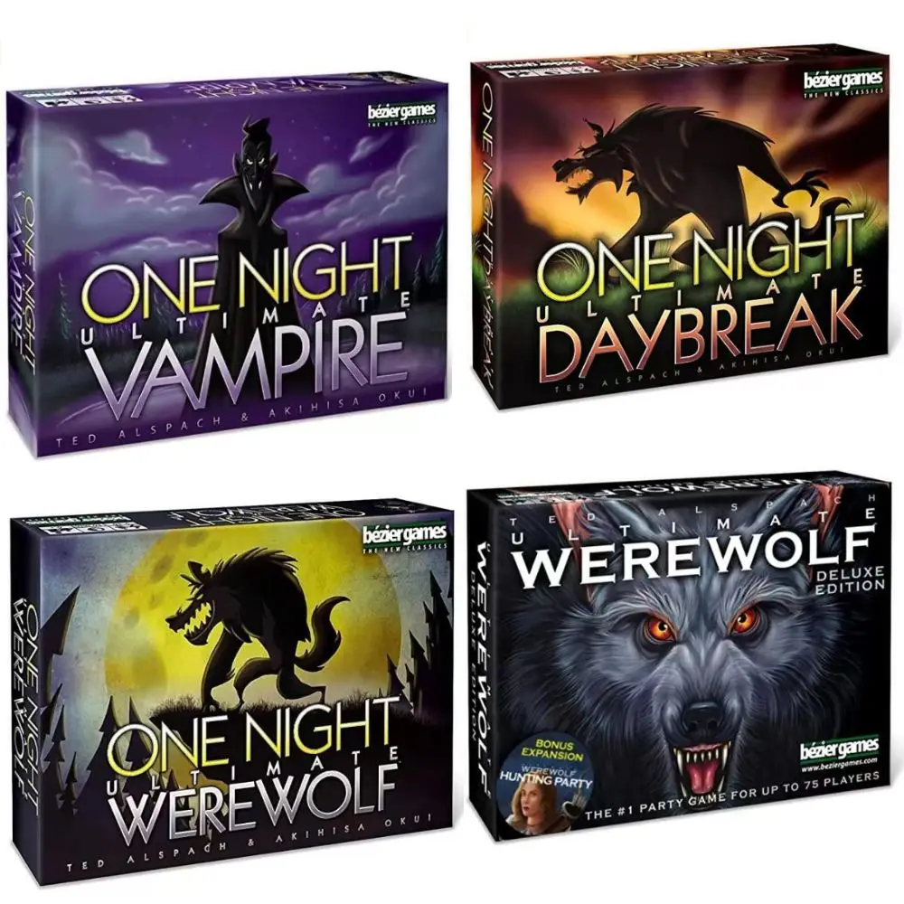 One-Night-Ultimate-Werewolf-Cards-Collection-Board-Game-Alien-Super ...