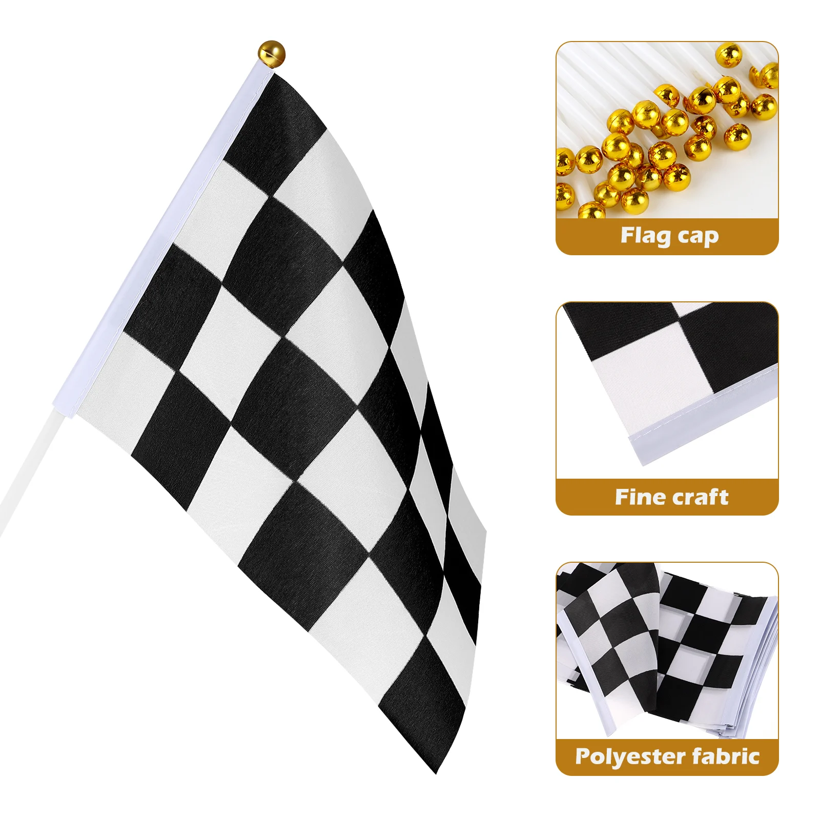 Triangular Checkered Banner