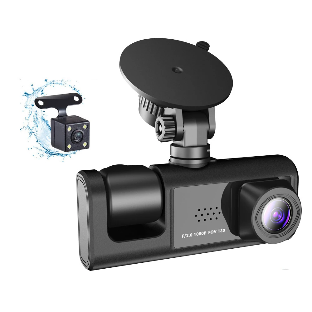 3-Cameras-Dash-Cam-Multi-Language-Clear-Car-Rearview-Mirror-Car-Video ...