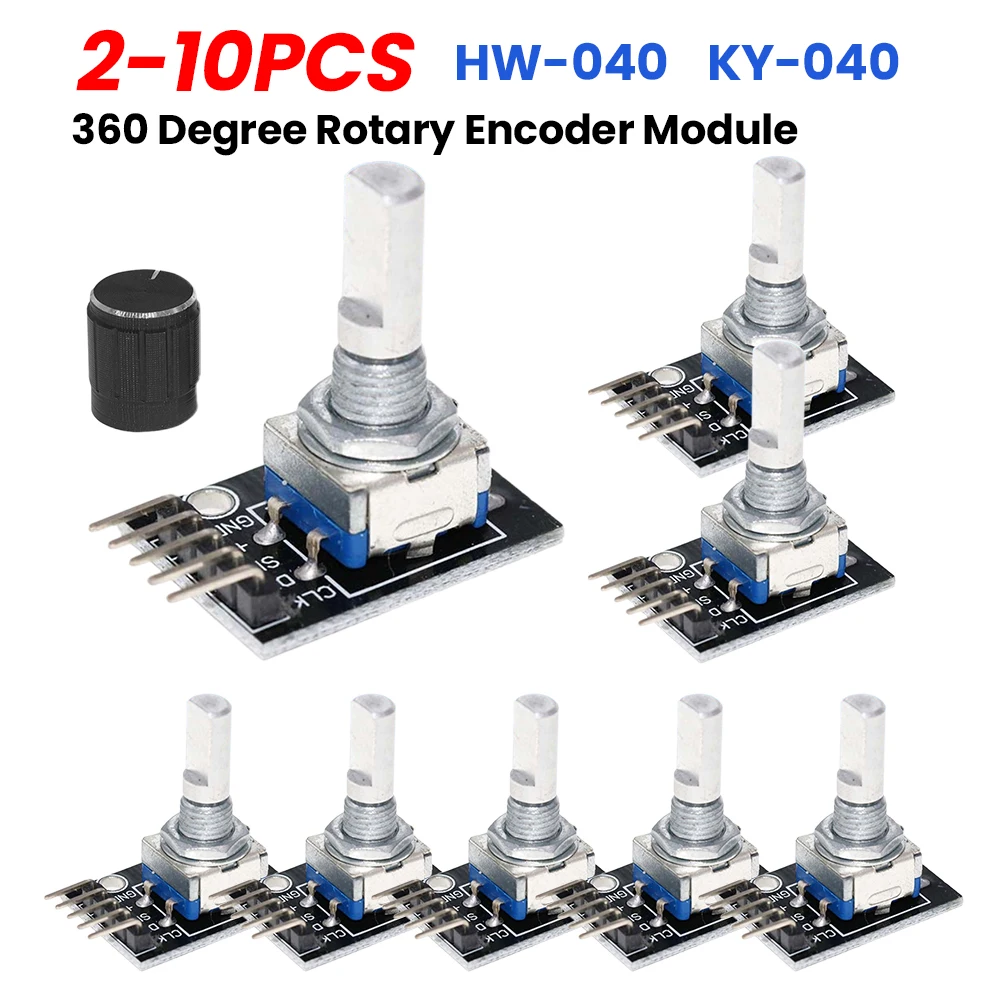 HW-040 360 Degrees Rotary Encoder Switch Module 5V Brick Sensor ...
