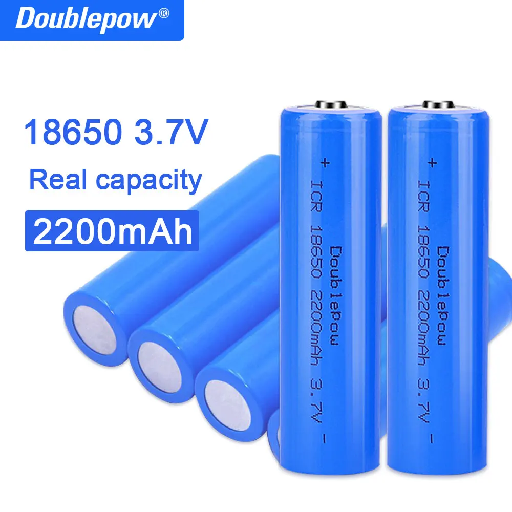 Battery Double Batteries 18650 | Double Rechargeable Batteries ...