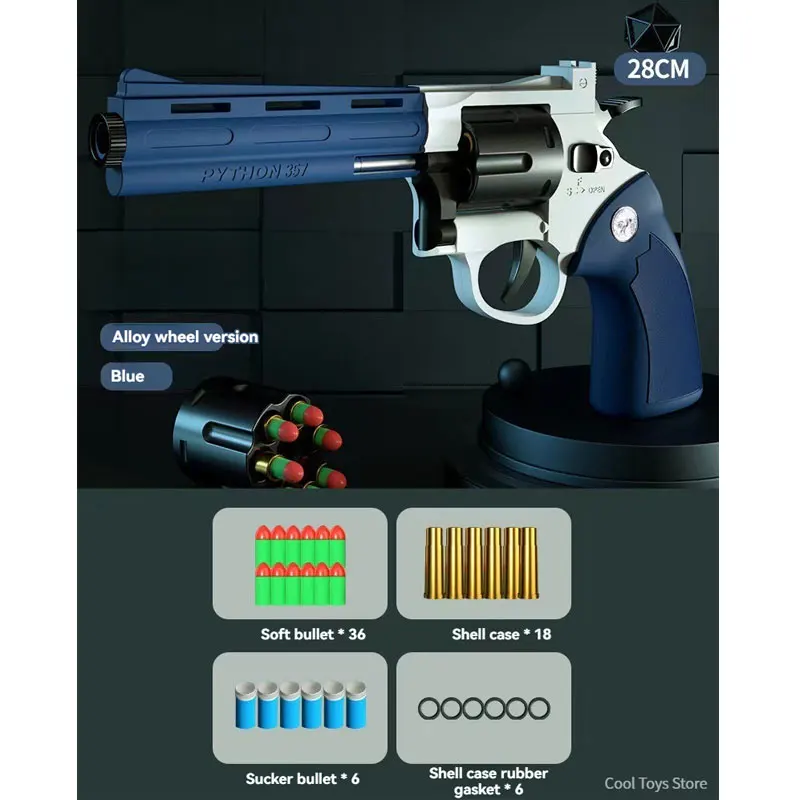 ZP5-Revolver-Toy-Pistol-Air-Gun-Alloy-Wheel-Manual-Soft-Bullet-Toy-Guns ...
