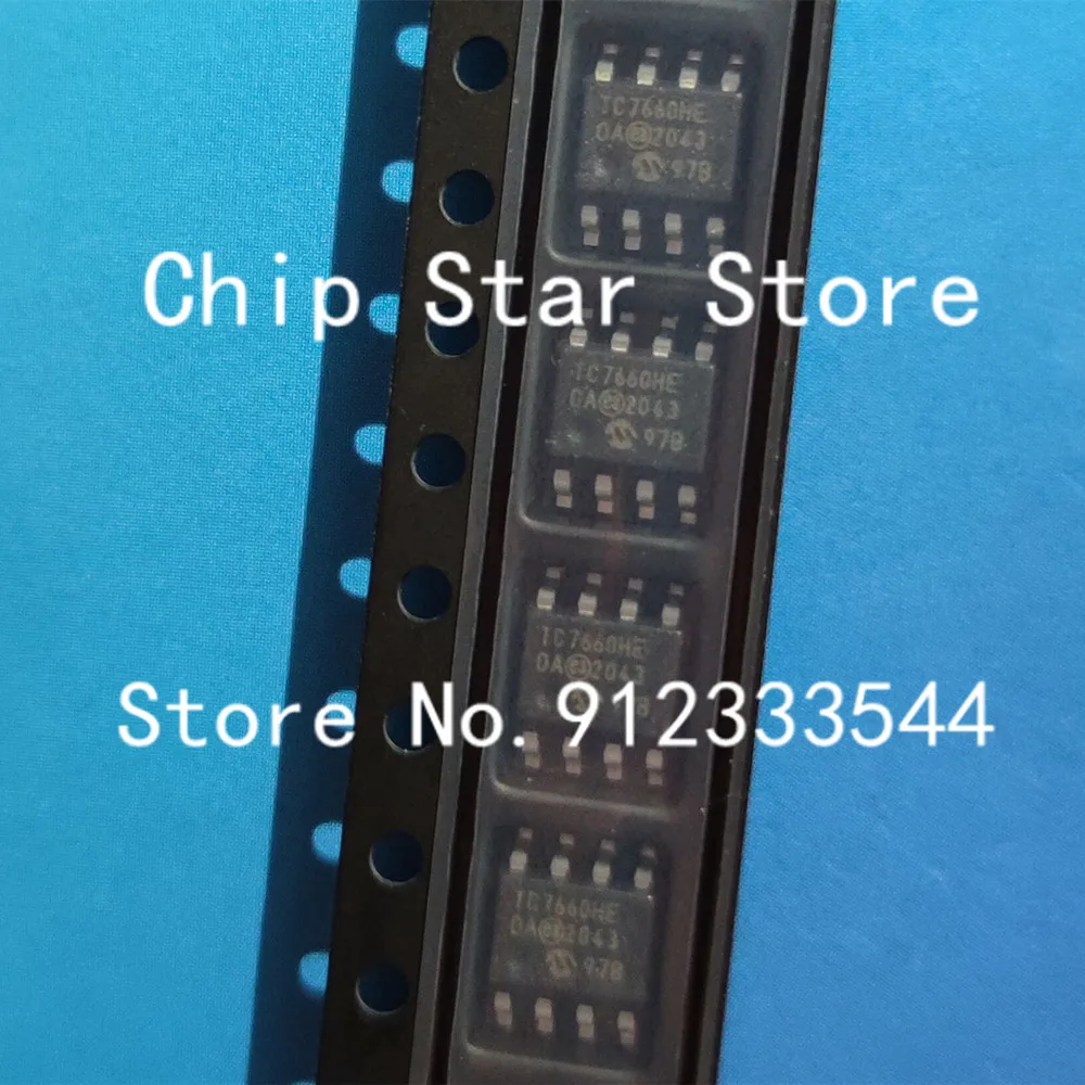 5-100pcs TC7660HEOA TC7660HEOA713 TC7660 SOIC8 DC/DC Adjustable Charge ...