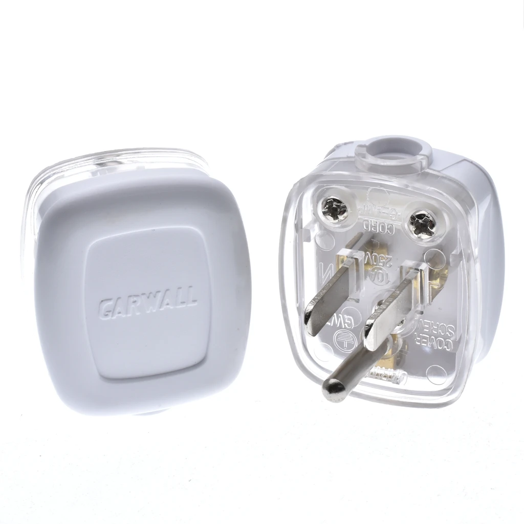 US-American-3-Pins-AC-Electrical-Power-Rewireable-Plug-Male-W-Wire ...