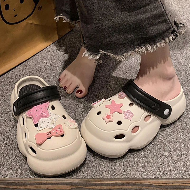Women-Summer-Slippers-Platform-Cute-Decoration-Clogs-Garden-Shoe-Casual ...