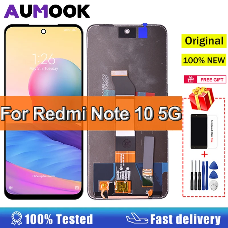 100% Tested Original LCD For Xiaomi Redmi Note 10 5G LCD Display Touch ...