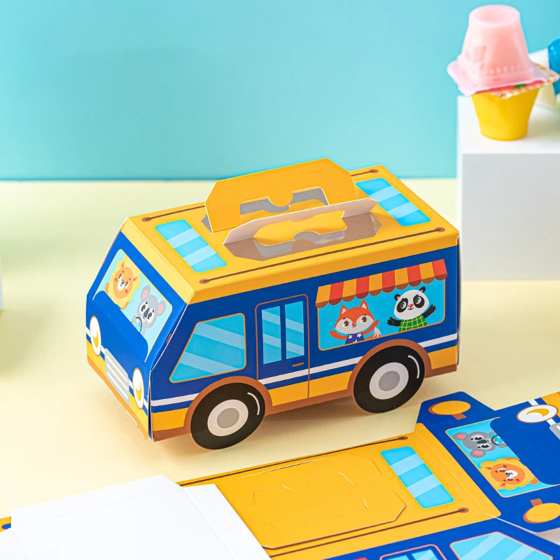 1PC-Cartoon-Bus-Car-Shape-Gift-Candy-Box-Jungle-Animal-Car-Paper-Favor ...