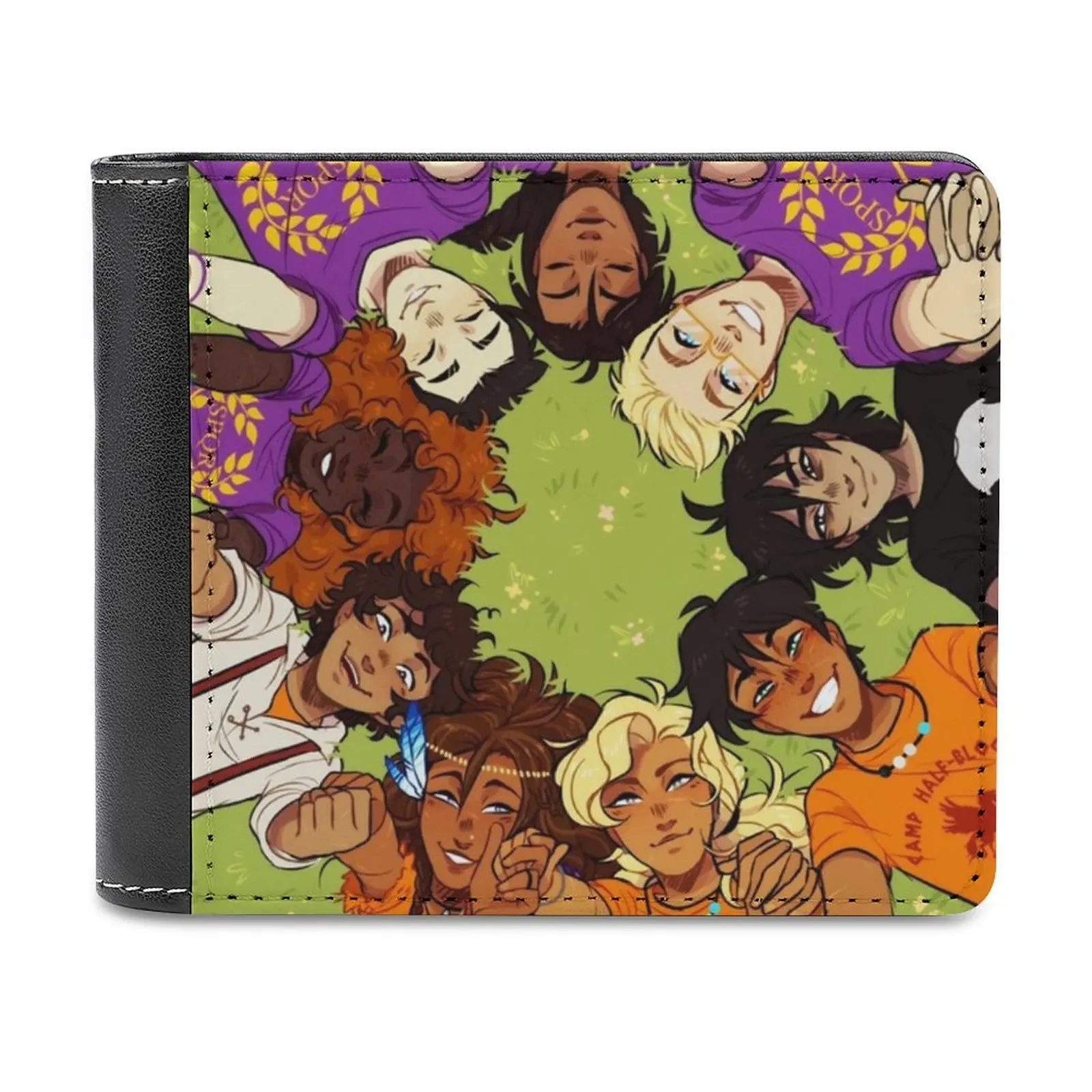 Olympus Heroes Leather Wallet Men's Wallet Diy Personalized Purse ...