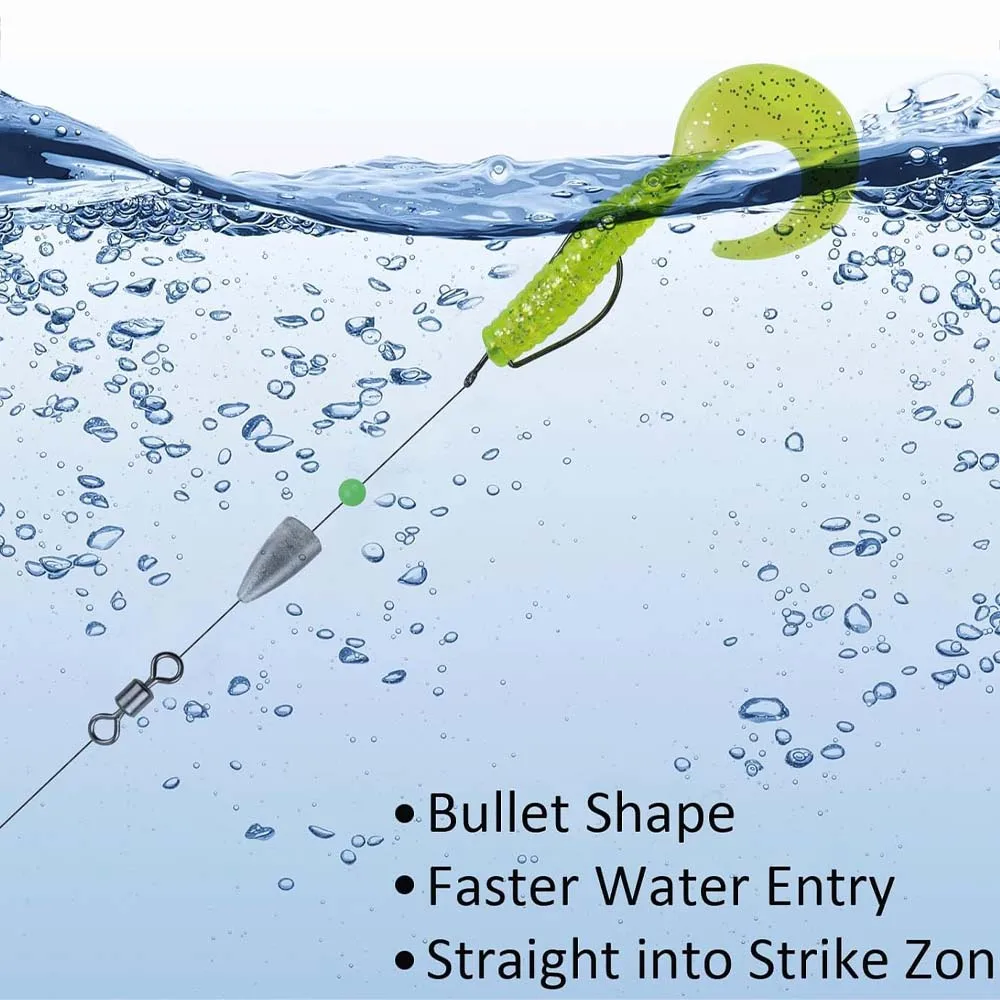 Bullet Fishing Weights – Outdoor Haven Gear