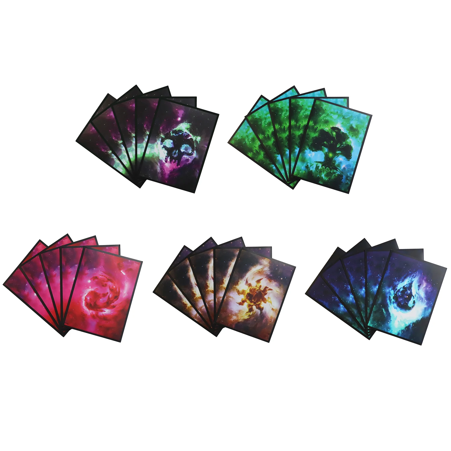 60PCS-BAG-TCG-Card-Sleeves-MGT-Mana-Symbols-Game-Swamp-Mountain ...