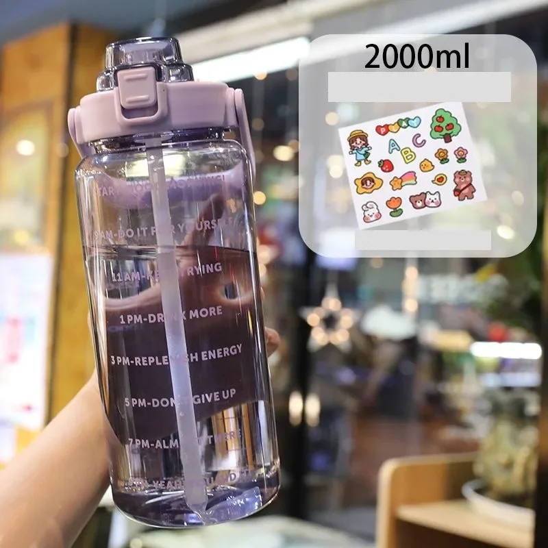2-Liters-Water-Bottle-with-Time-Marker-Reusable-Outdoors-Sports ...