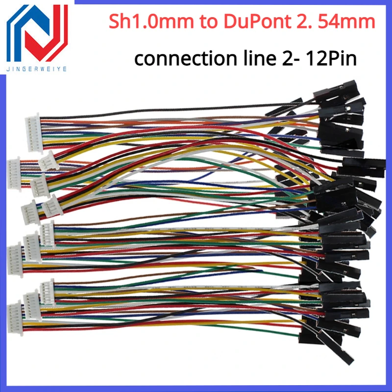 5pcs/lot Sh1.0mm to DuPont 2. 54mm-1P Cable Connection/Terminal Wire ...