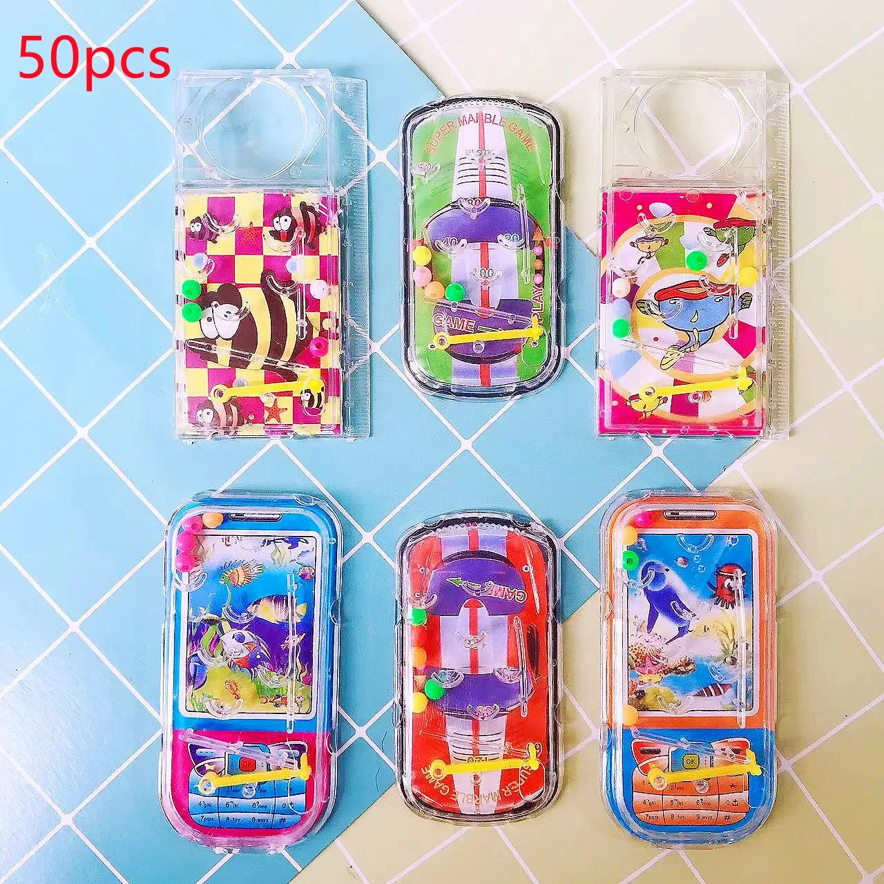 50Pcs-MIni-Pin-Ball-Puzzle-Marble-Game-Intelletual-Toy-Kids-Birthday ...