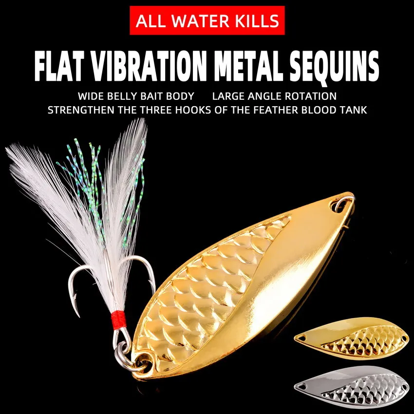 1pcs-Spoon-Jig-Fishing-Lure-Bait-2-5-20G-Metal-Bait-Gold-Silver-Fishing ...