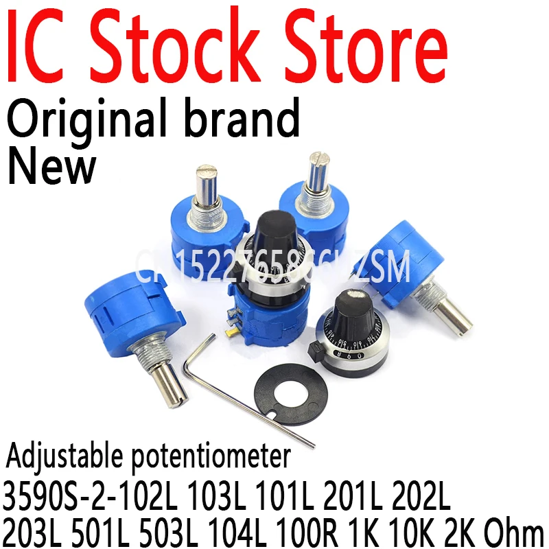 Potenci-metro-ajust-vel-da-Multi-volta-da-precis-o-resist-ncia-3590S-2 ...