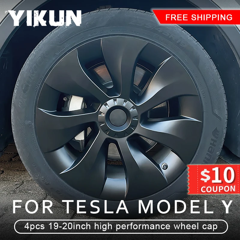 4PCS HubCap Car Replacement Performance Wheel Cap Automobile for Tesla ...