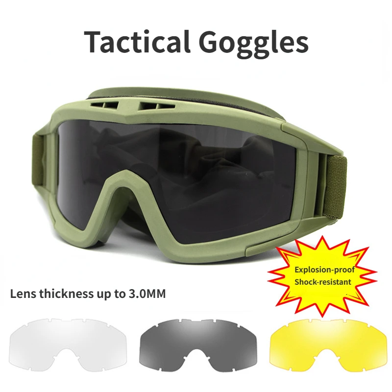 Desert locust goggles, motocross windproof goggles, outdoor explosion ...