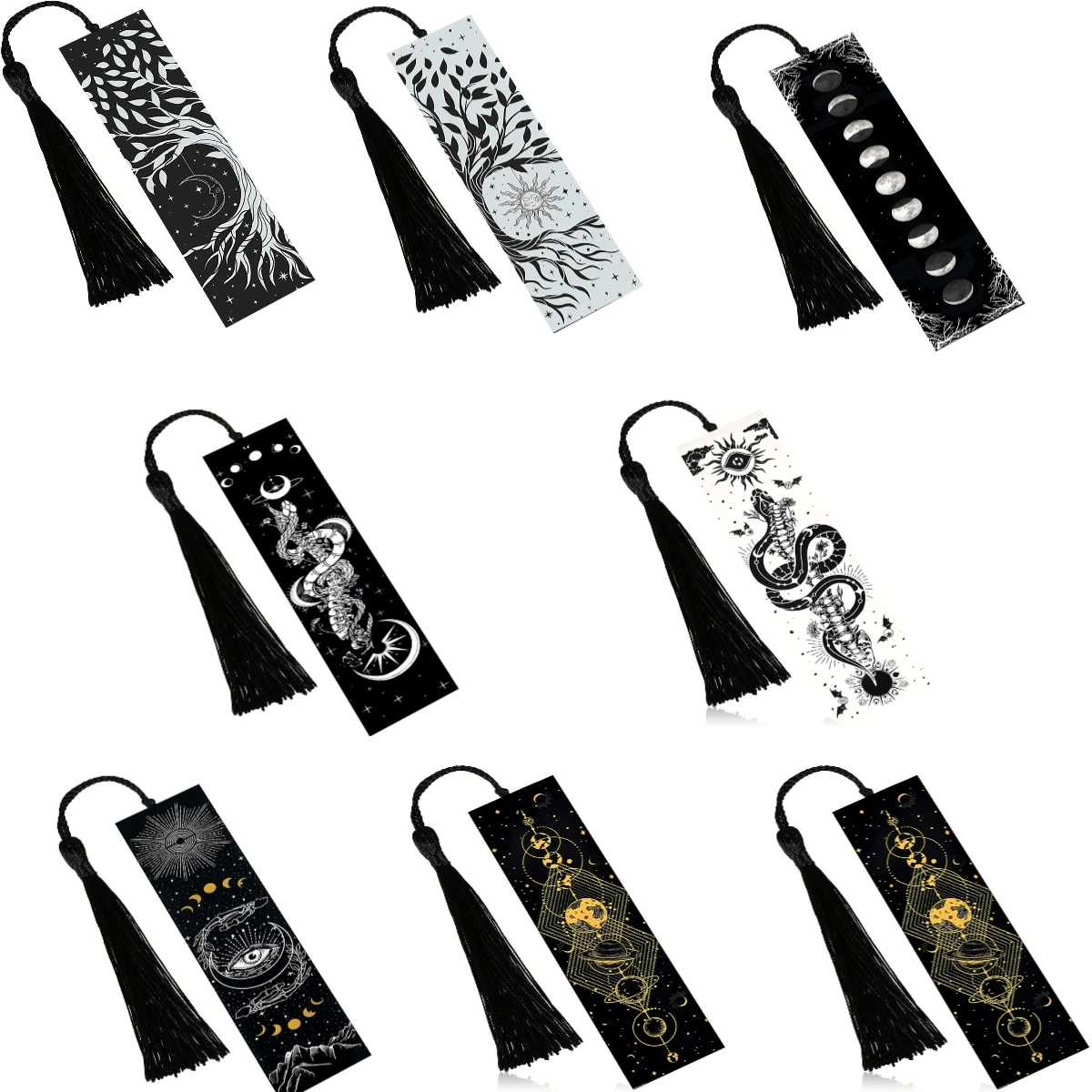 8pcs-Acrylic-Bookmarks-Simple-Reading-Book-Page-Marker-Student-Learning ...