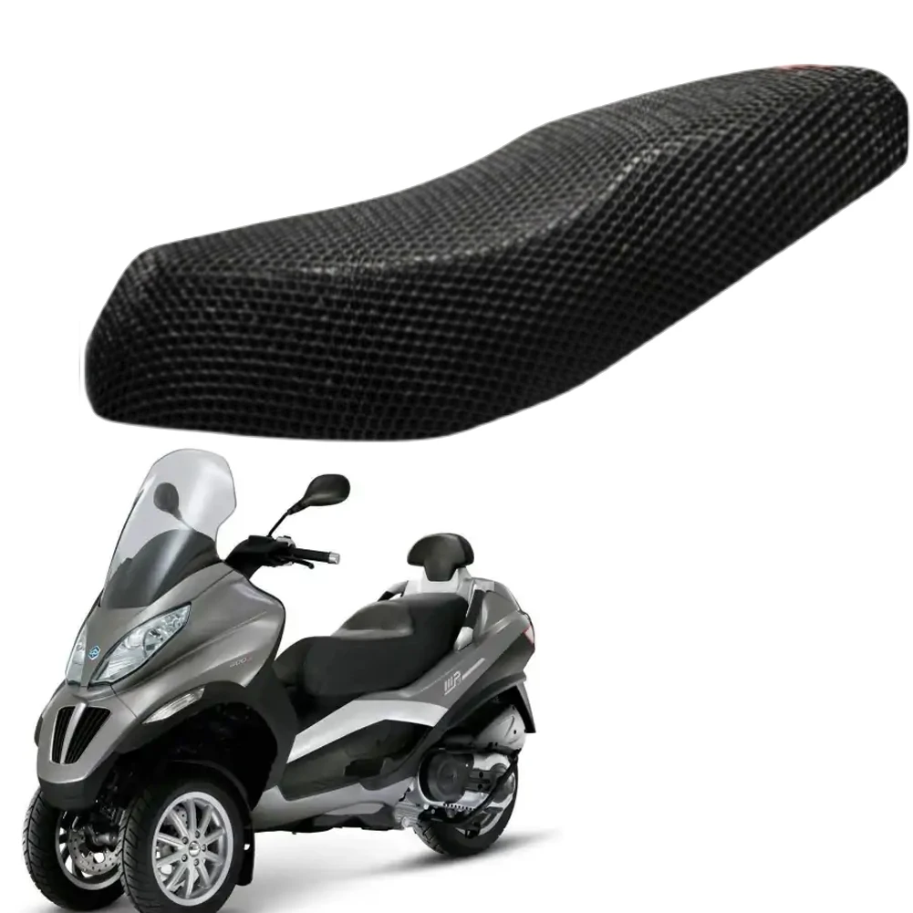 Motorcycle 3D Breathable Mesh Protecting Cushion Seat Cover For PIAGGIO ...