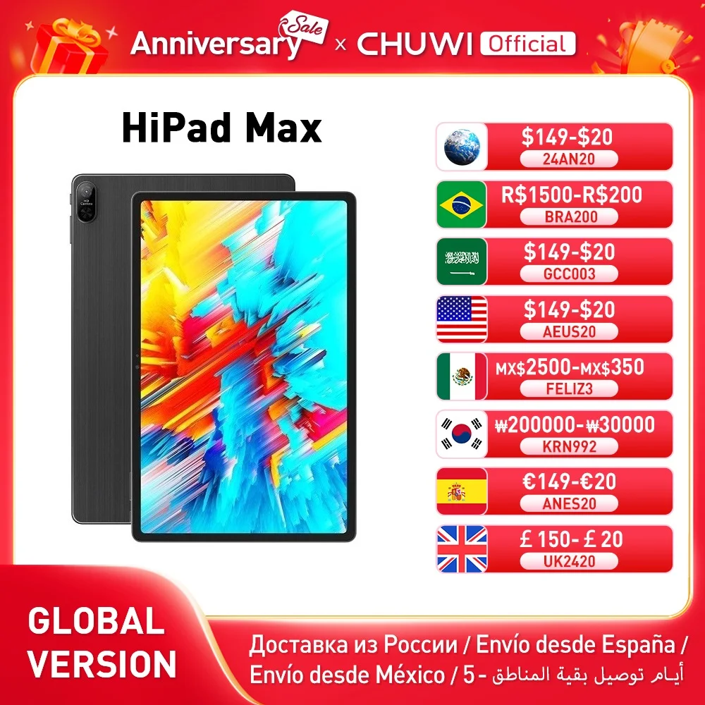 CHUWI-HiPad-Max-10-36-inch-Fullview-Display-Snapdragon-680-Octa-core ...
