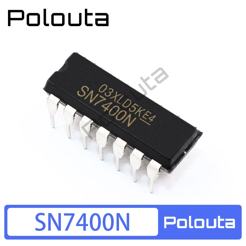 로직 게이트 및 인버터 NAND 게이트 칩 DIY 키트, 전자 아두이노 나노 집적 회로, SN7400N, DIP14, 무료 배송, 10 개|반도체 집적회로| - AliExpress