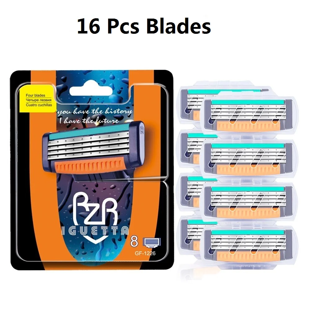 16 Pcs/ High Quality Men Safety Razor Blades Sharp And Durable ...